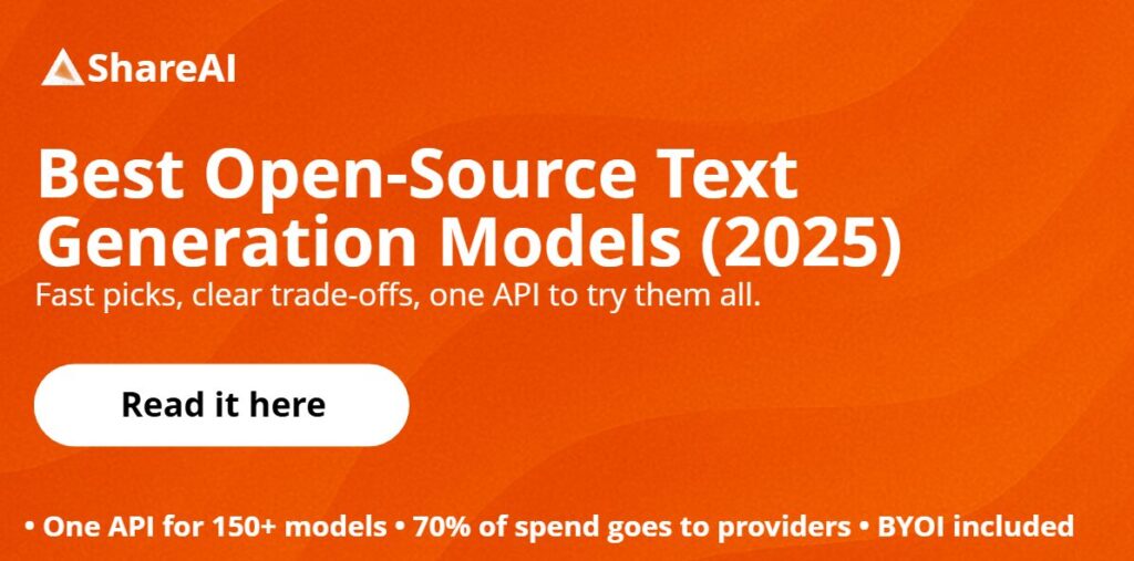 Best Open Source Text Generation Models 2026